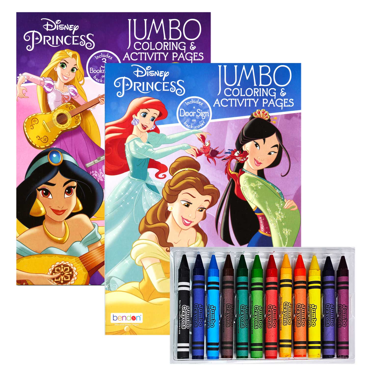 DISNEY PRINCESS Coloring Book – Fun Game Workbook – G8Central.com
