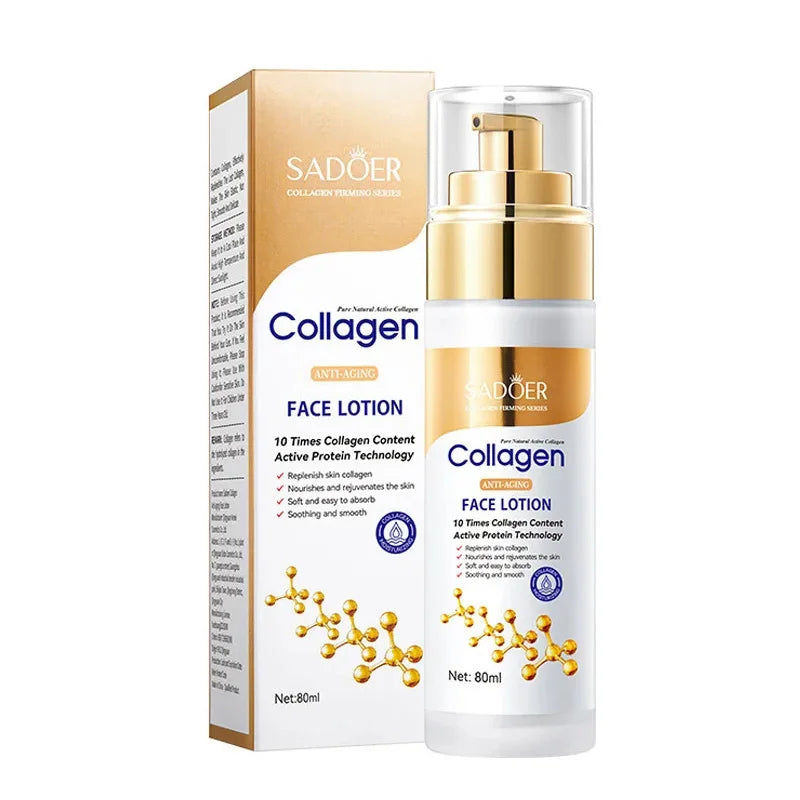 SADOER Collagen Facial Serum Face Lotion Moisturizing Face Emulsion Oi ...